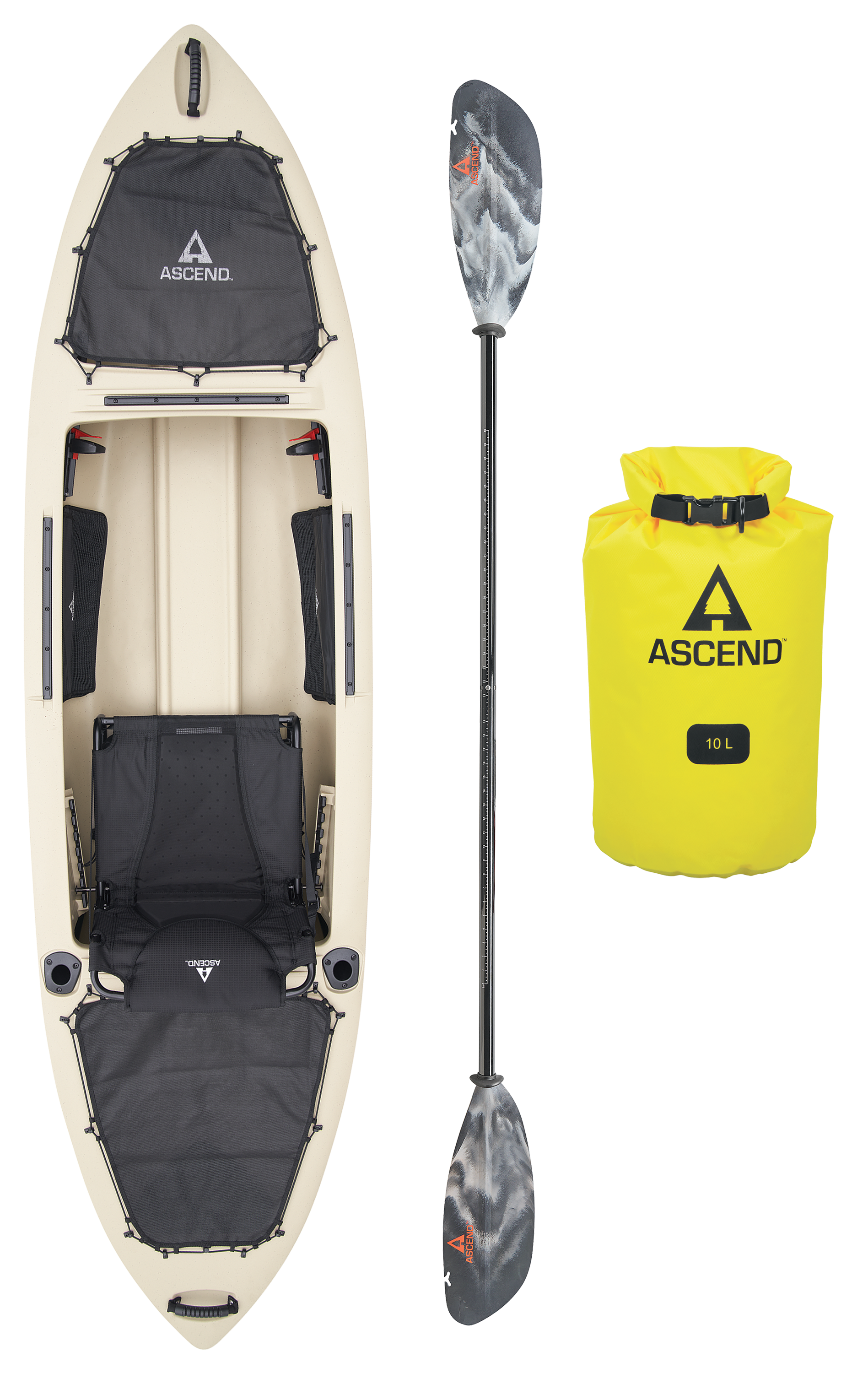 Ascend H10 Sit-In Hybrid Kayak Package - Arid | Cabela's